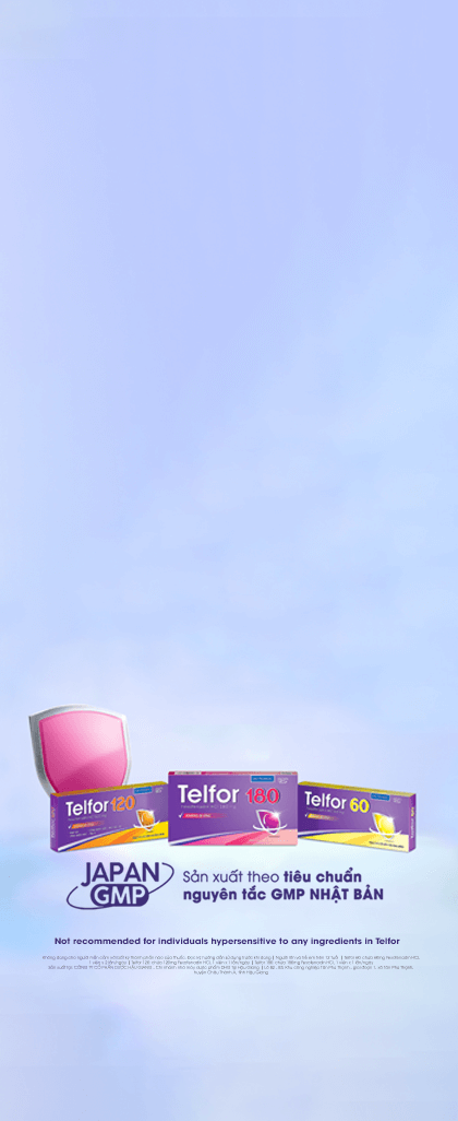 Telfor - Điều trị triệu chứng viêm mũi dị ứng